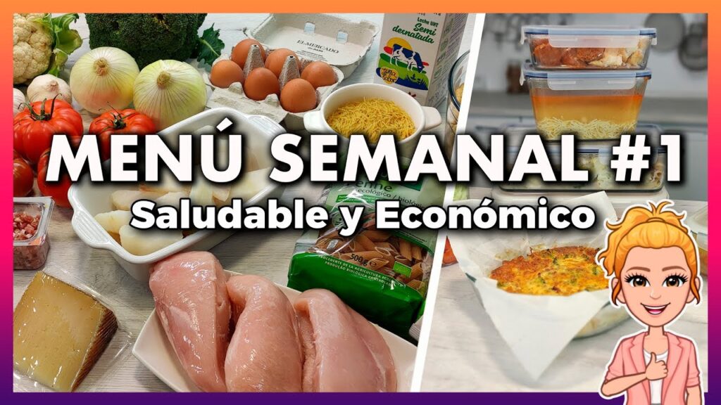 Menú semanal: recetas saludables y económicas - Adelgaza con en tu ...
